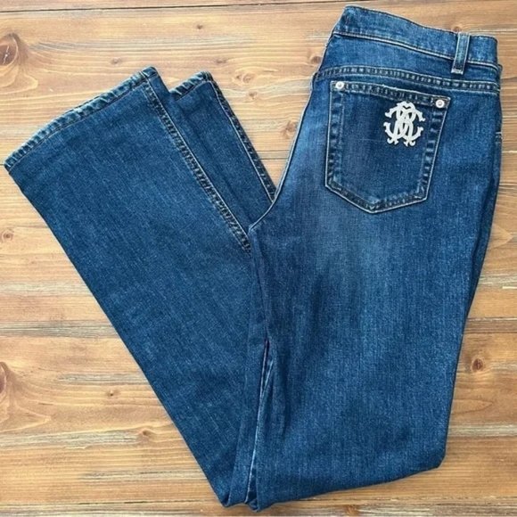 Roberto Cavalli | Jeans | Roberto Cavalli Womens Logo Jeans 34 | Poshmark